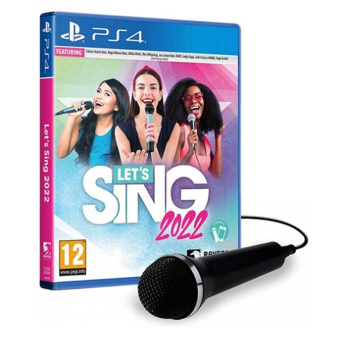 PS4 Lets Sing 2022 sa mikrofonom
