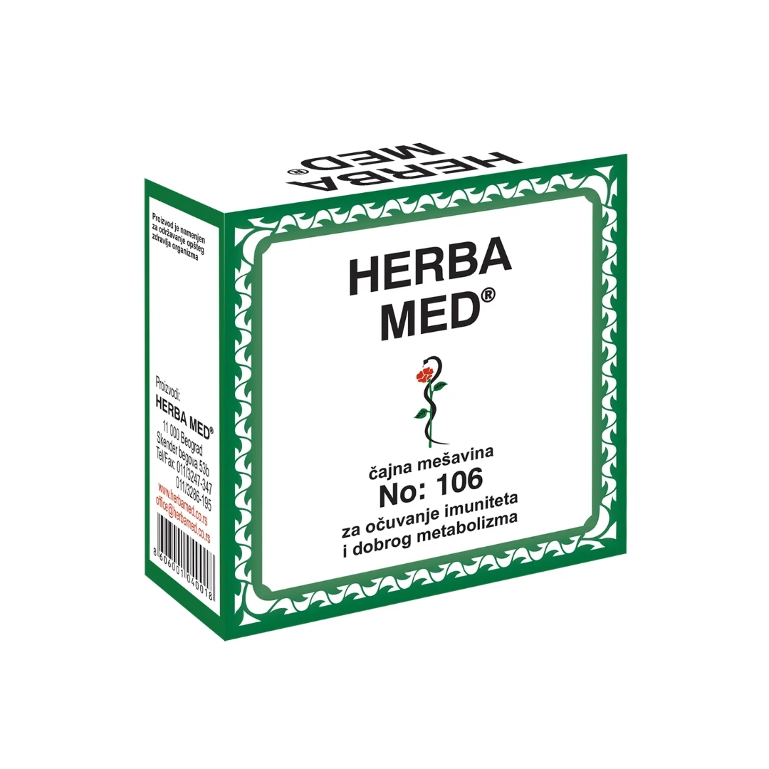 HERBA MED® Čajna Mešavina za Imunitet i Metabolizam
