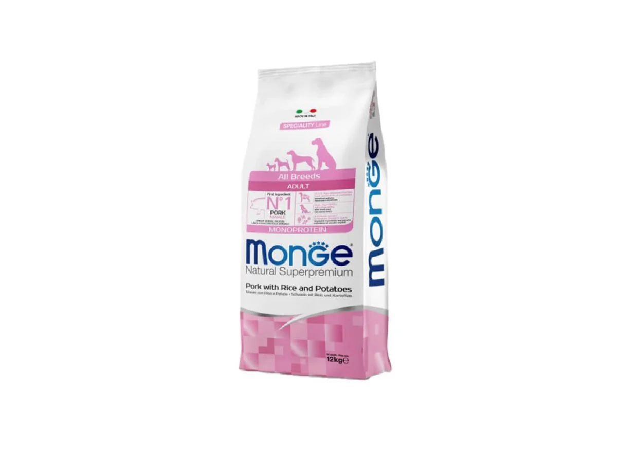 Monge All Breeds Monoprotein Pork (Svinjetina) 12kg