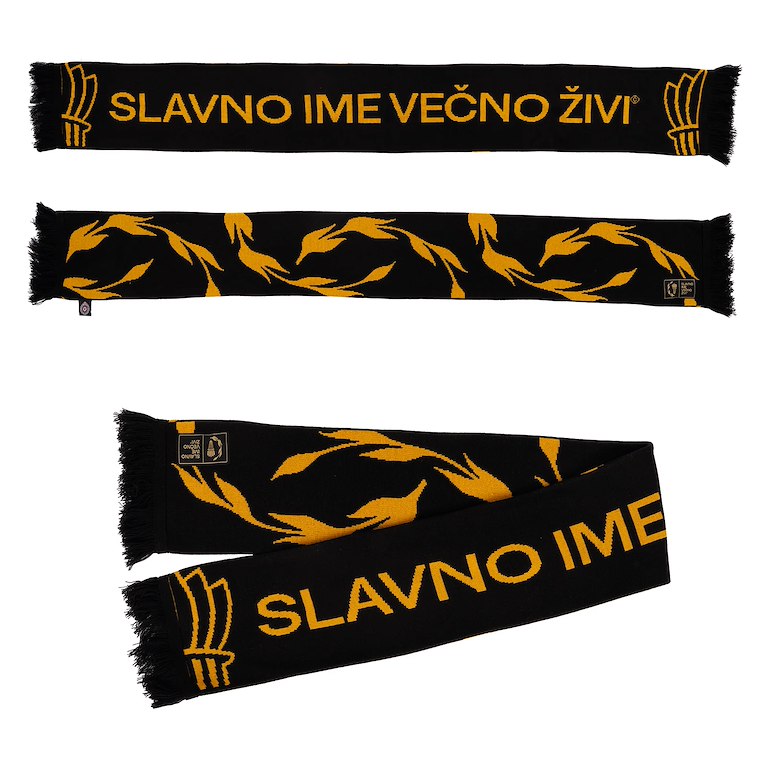 Šal "Slavno ime večno živi", crni