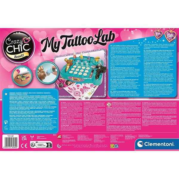 Laboratorija za tetovaže kreativni set Clementoni CL18261
