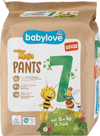 babylove
Pelene gaćice, veličina 7 XXL, 15+kg, 14 kom