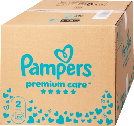 Pampers premium care
Pelene, veličina 2 (4-8 kg), 246 kom