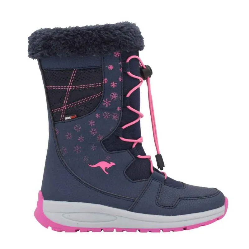 KANGAROOS CIZME K-GLAZE RTX NAVY/PINK