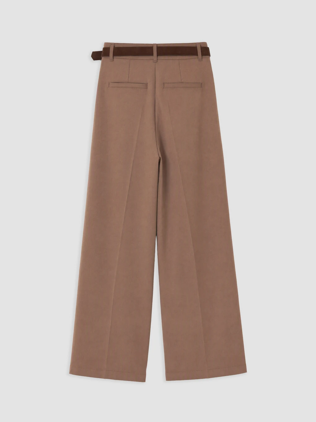 XSIDE Ženske Plisirane Pantalone Od Tkanine Sa Kaišem