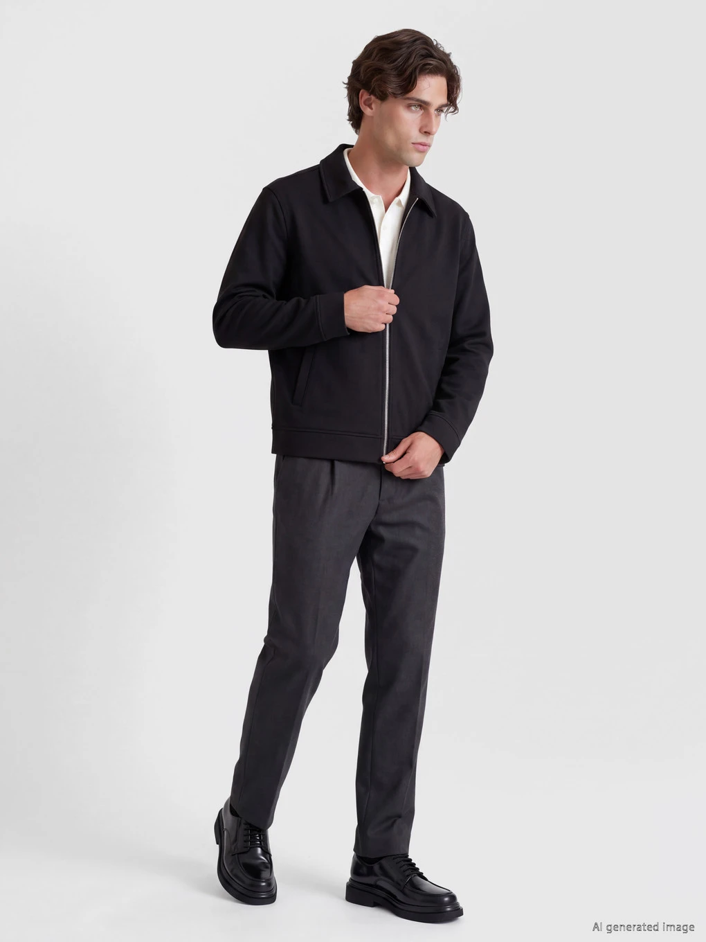 LCW Vision Regular Fit Muška Dukserica Sa Rajsferšlusom