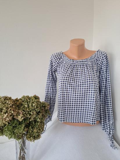 RESERVED sarmantna karirana bluza vel M