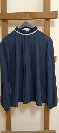Elegantna teget bluza