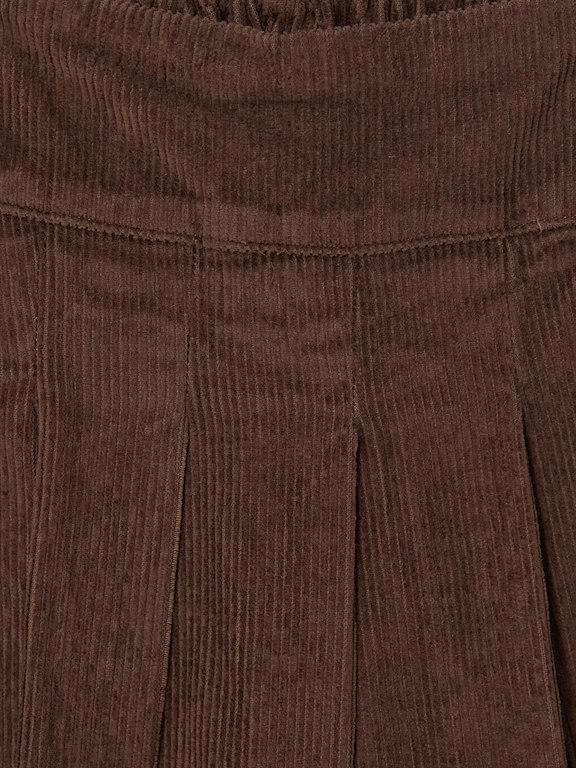 LCW Kids Devojački Plisirani Somot Skort
