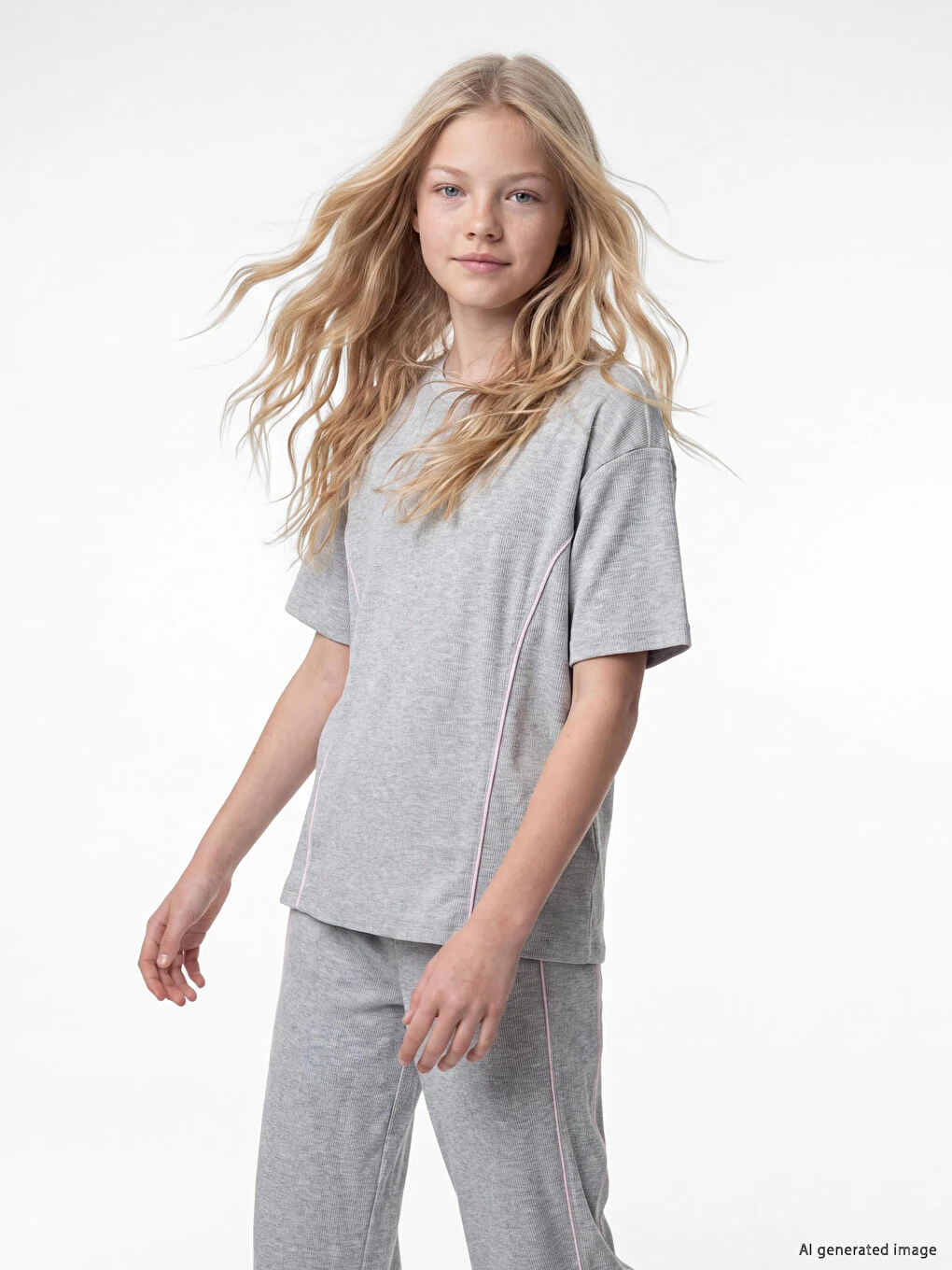 LCW Kids Komplet Majice I Pantalona Za Devojčice