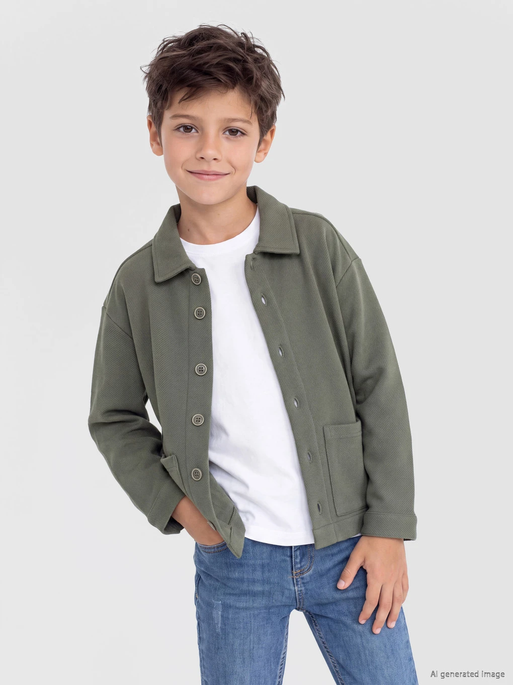 LCW Kids Kragna Košulje Dečija Košulja Jakna