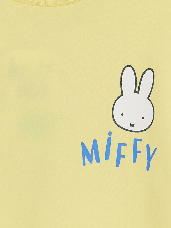 LCW Kids Dečija Majica Sa Okruglim Izrezom Miffy Sa Štampom