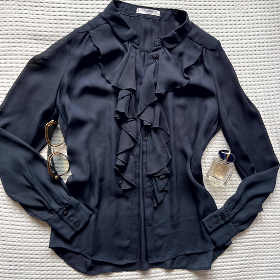 MANGO SUIT ORIGINAL teget bluza S
