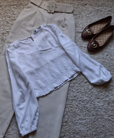    ZARA bela bluza ☆ Vel S/M ☆