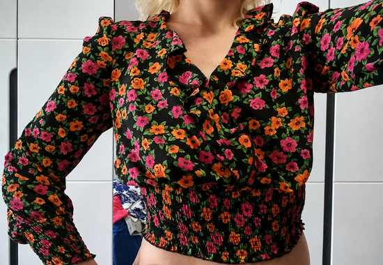 Nenosena crop majica S/M vel