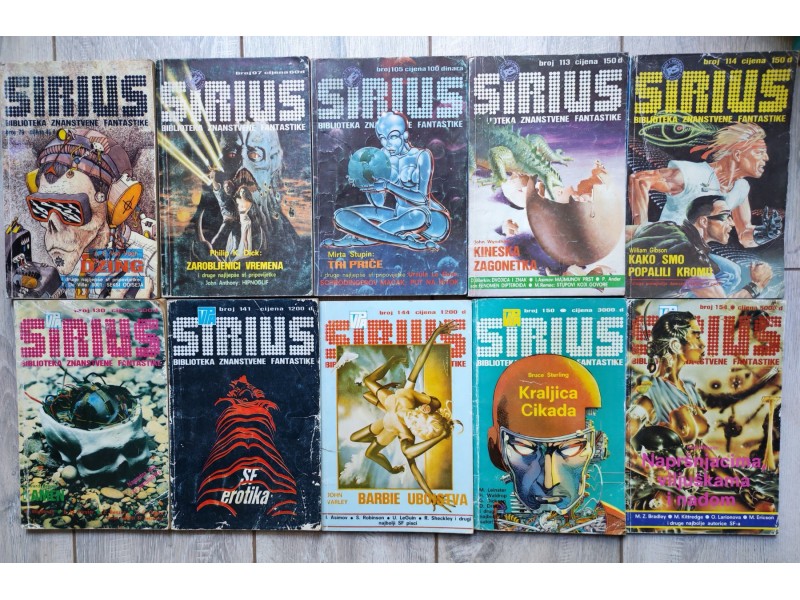 SIRIUS časopisi 10 kom.