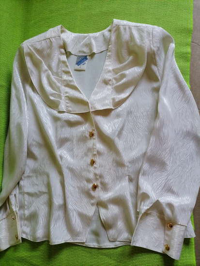 Rudnik bela vintage svečana bluza SNIŽENO