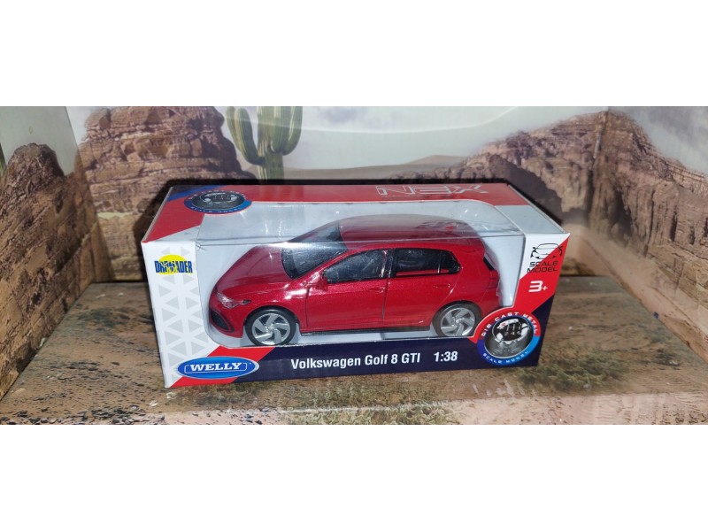 Welly Volkswagen Golf 8 GTI 1:38