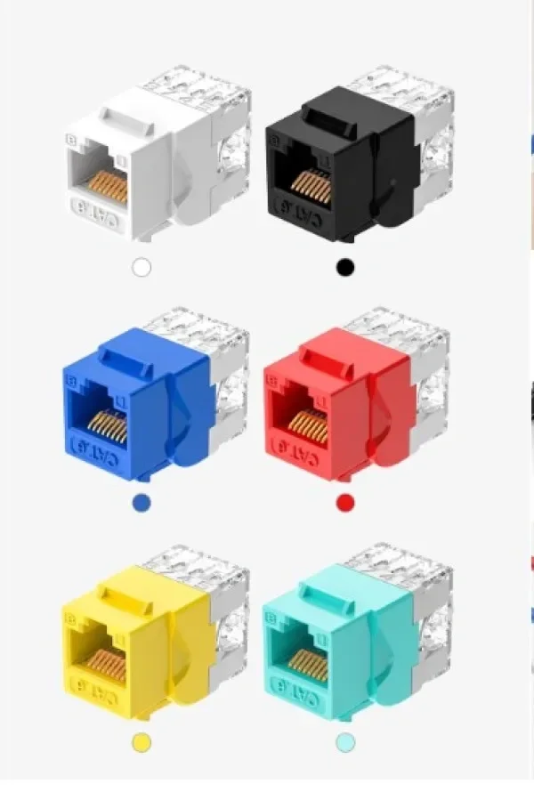 OWIRE keystone modul RJ45 UTP neoklopljen za montažu bez alata