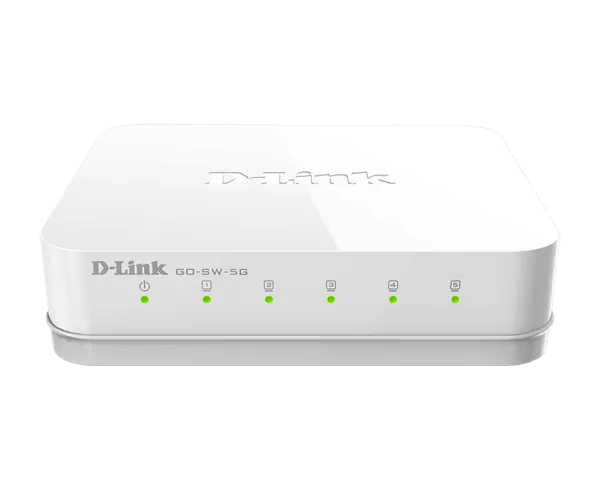 D-Link GO-SW-5G/E gigabitni switch 5 portova 10/100/1000 beli