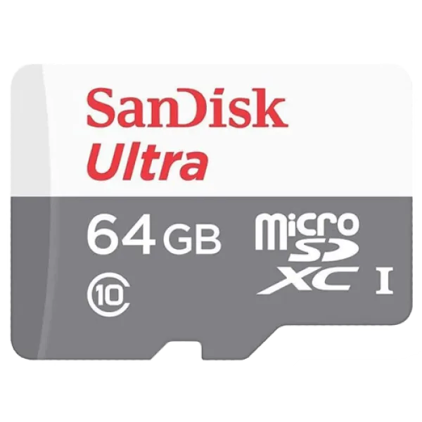 SanDisk Ultra microSDXC memorijska kartica 64GB Class 10 U1 100 MB/s SDSQUNR-064G-GN3MN