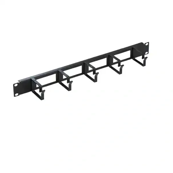Mirsan organizator kablova 1U 19" sa 5 prstenova