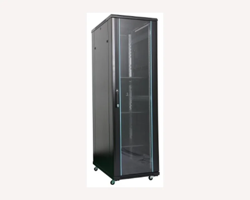 MAXPRO LINE samostojeći rack orman 32U 600x600 mm, staklena vrata, crni