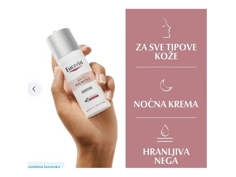 Eucerin Anti-pigment noćna krema 25 ml