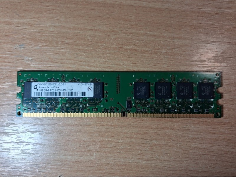 Qimonda 1GB DDR2 800MHz (PC2-6400U) za desktop