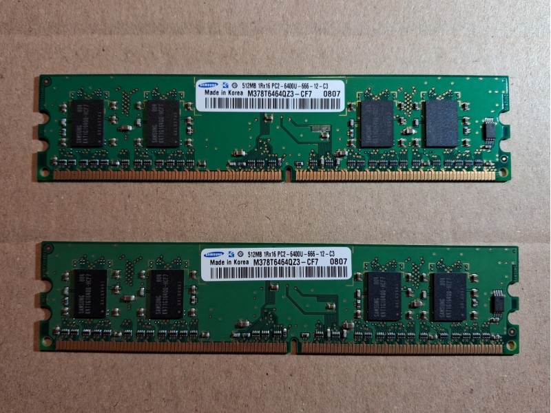 Samsung 1GB DDR2 (2x512MB) 800MHz Dual Channel kit