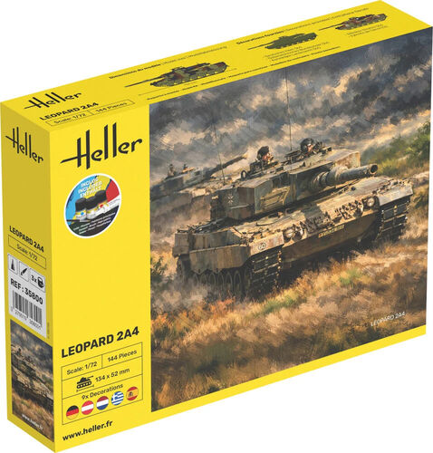 NEW! Heller 35800 Leopard 2A4 - Deutsches Heer (Starter Kit)
