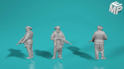NEW! EMP3D 99209092-48 Powstaniec / Rebeliant / Partyzant / Bojownik - Poza Nr 1 (1 Figurka)