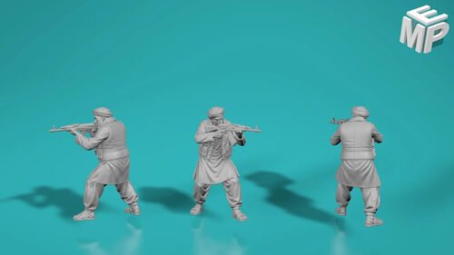 NEW! EMP3D 99209093-25 Powstaniec / Rebeliant / Partyzant / Bojownik - Poza Nr 2 (1 Figurka)