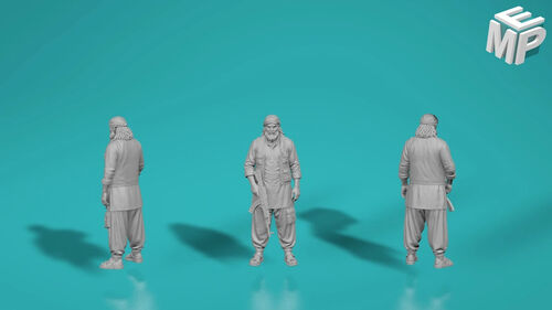 NEW! EMP3D 99209094-48 Powstaniec / Rebeliant / Partyzant / Bojownik - Poza Nr 3 (1 Figurka)