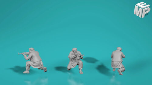 NEW! EMP3D 99209097-72 Powstaniec / Rebeliant / Partyzant / Bojownik - Poza Nr 6 (1 Figurka)