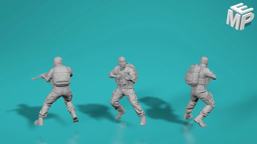 NEW! EMP3D 99209099-72 Powstaniec / Rebeliant / Partyzant / Bojownik - Poza Nr 8 (1 Figurka)