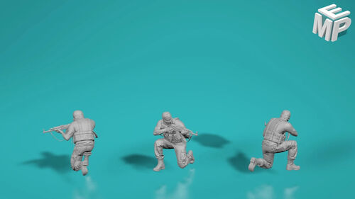 NEW! EMP3D 99209101-48 Powstaniec / Rebeliant / Partyzant / Bojownik - Poza Nr 10 (1 Figurka)