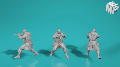 NEW! EMP3D 99209105-25 Powstaniec / Rebeliant / Partyzant / Bojownik - Poza Nr 14 (1 Figurka)