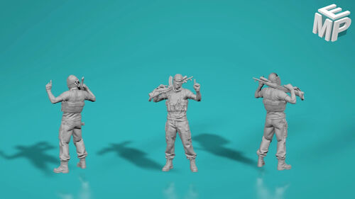 NEW! EMP3D 99209107-48 Powstaniec / Rebeliant / Partyzant / Bojownik - Poza Nr 16 (1 Figurka)