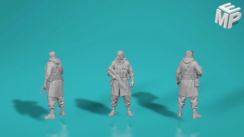 NEW! EMP3D 99209108-48 Powstaniec / Rebeliant / Partyzant / Bojownik - Poza Nr 17 (1 Figurka)