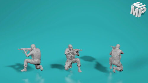 NEW! EMP3D 99209109-48 Powstaniec / Rebeliant / Partyzant / Bojownik - Poza Nr 18 (1 Figurka)