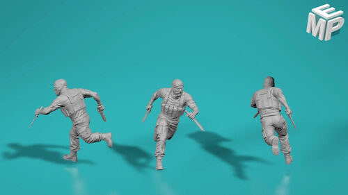 NEW! EMP3D 99209111-48 Powstaniec / Rebeliant / Partyzant / Bojownik - Poza Nr 20 (1 Figurka)