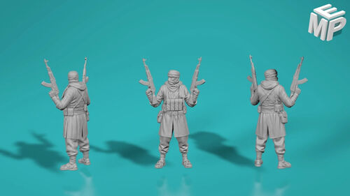 NEW! EMP3D 99209112-25 Powstaniec / Rebeliant / Partyzant / Bojownik - Poza Nr 21 (1 Figurka)