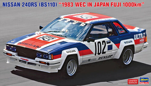 NEW! Hasegawa 20824 Nissan 240RS (BS110) - 1983 WEC in Japan Fuji 1000 km