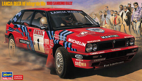 NEW! Hasegawa 20825 Lancia Delta HF Integrale 16v - 1989 Sanremo Rally