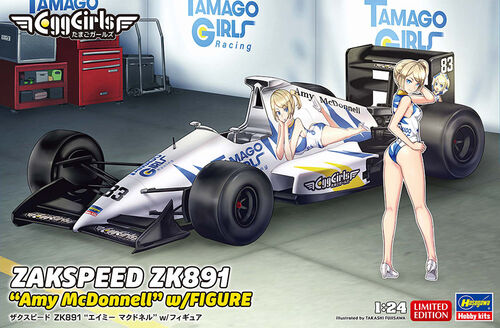 NEW! Hasegawa SP685 Zakspeed ZK891 - Amy McDonnell with Figure