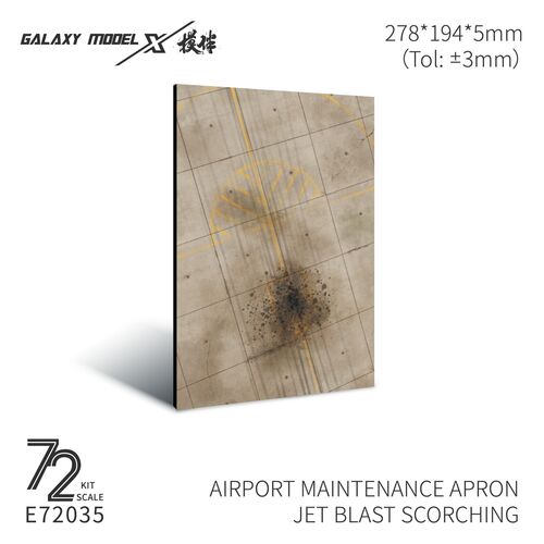 NEW! Galaxy-Model E72035 Airport Maintenance Apron - Jet Blast Scorching
