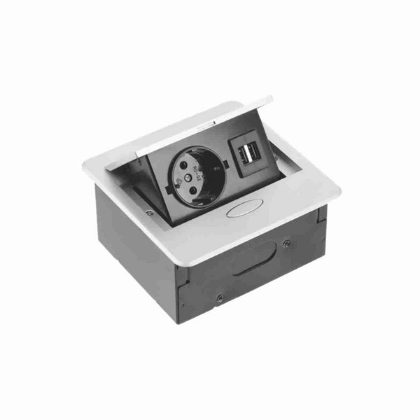 POPUP KUTIJA AVARO SIVA 1xŠUKO+2xUSB GTV