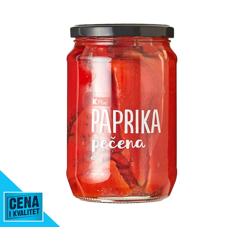 Paprika pečena 680g K Plus