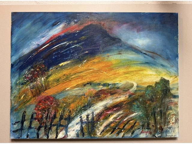 Kanjoš - Sunčana strana 80x60 (ulje na platnu)